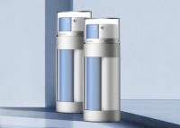 China Oval Acrylic 30ml Double Tube Airless Bottle With Dispenser Pump for sale