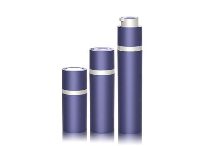 China Custom Double Walled 15ml 30ml 50ml Plastic Round Rotary Airless Bottle for sale