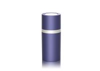 China Custom Double Walled 15ml 30ml 50ml Plastic Round Rotary Airless Bottle for sale