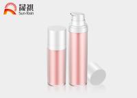 China Plastic spring airless bottle without tube refillable cosmetic bottles for sale