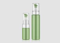 China Green Pet Pump Lotion Bottles Screw Cosmetic Pet Bottle Packaging for sale