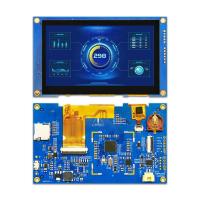 China 4.3 Inch 480x272 UART LCD Display Module with 250 cd/m² Brightness and TTL/232 Interface for sale