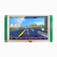 China 5 Inch Resistive Touch Screen LCD Display 800x480 Resolution 250 cd/m² Brightness with PCBA Board for sale