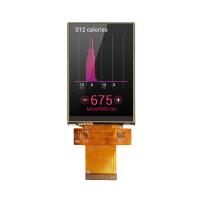 China 3.5 Inch TFT LCD Display 320×480 Resolution 250 cd/m² Brightness 50-Pin SPI Interface for sale