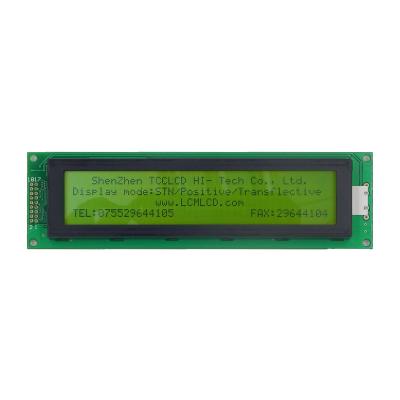 China 6 Inch COG LCD Display 40x4 Characters 350 Cd/M2 Brightness AIP31066 Driver IC Parallel Interface for sale