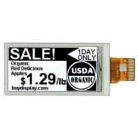China 2.13 Inch Electronic Paper Display 122x250 Resolution 3V Low Power Sunlight Readable Outdoor EPD for sale