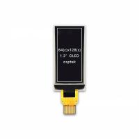 China 1.3 Inch OLED Display Module 64x128 Resolution 80 cd/m² White Light SSD1312 Driver SPI/I2C Interface for sale