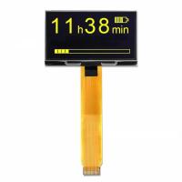 China 2.6 Inch Yellow OLED Display Module 128x64 Resolution with SSD1309 Driver IC 80 cd/m² Brightness for sale