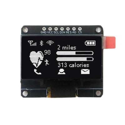 China 1.3 Inch OLED Display Module 128×64 Resolution 350 cd/m² Brightness SSD1306 Driver 7-Pin SPI Interface for sale