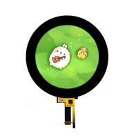 China 4-Inch Round LCD Display 720x720 Resolution with Touch Function, 300 cd/m² Brightness, MIPI Interface for sale