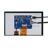 China 7 Inch LCD Touch Screen 1024x600 Resolution 400 Cd/m² Brightness LVDS USB Interface Multi-Touch Display for sale