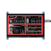 China 7 Inch LCD Touch Screen Display Module 1024x600 Resolution 350 Nits Brightness Type-C Interface for sale
