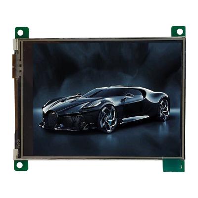 China 2.8 Inch UART LCD Display Module 240x320 Resolution 500 cd/m² Brightness Resistive Touch Screen for sale