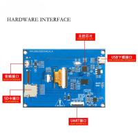 China 3.5 Inch UART LCD Display 480x320 Resolution 250 cd/m² Resistive Touch Screen with ILI9486 Driver IC for sale