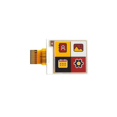 China 1.54 Inch E-Paper Display 152x152 Resolution with Black/White/Red/Yellow Colors and SPI Interface for sale