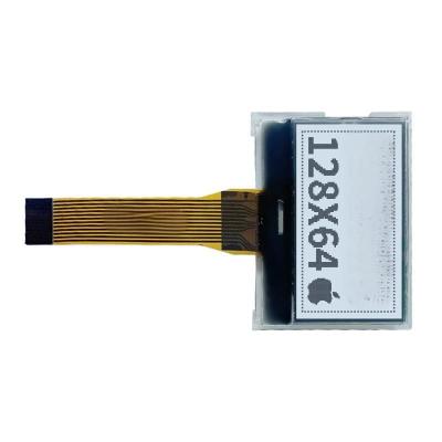 China 128x64 Monochrome LCD Display with 200 cd/m² Brightness and SPI Interface - ST7567 Driver IC for sale