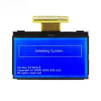China 3.2 Inch 128x64 COG LCD Module with 350 cd/m² Brightness and 32-Pin Parallel Interface for sale