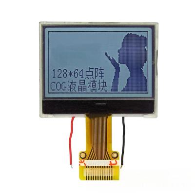 China 1.7 Inch STN LCD Display 128x64 Resolution 350 cd/m² Brightness with UC1701 Driver IC for sale