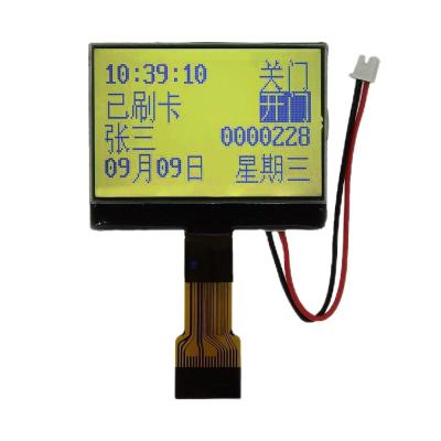 China 2.4 Inch STN LCD Display 128x64 Resolution 350 cd/m² Brightness with ST7565 Driver IC for sale