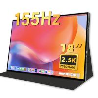 China 18 Inch Portable Monitor 2560x1600 2.5K Resolution 155Hz Refresh Rate 1200 Nits Brightness for sale