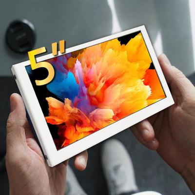 China 5 Inch Portable Touch Screen Monitor 800x480 Resolution 300 cd/m² Brightness USB HDMI Interface for sale