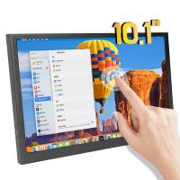 China 10.1 Inch Portable LCD Monitor with 1024x600 Resolution and 300 cd/m² Brightness Capacitive Touch Screen for sale