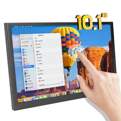 China 10.1 Inch Portable LCD Monitor with 1024x600 Resolution and 300 cd/m² Brightness Capacitive Touch Screen for sale