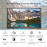 China 10.1 Inch Portable LCD Monitor with 1024x600 Resolution and 300 cd/m² Brightness Capacitive Touch Screen for sale