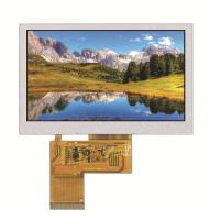 China 4.3 Inch LCD Display Module 800x480 Resolution 500 cd/m² Brightness 40-Pin RGB Interface for sale