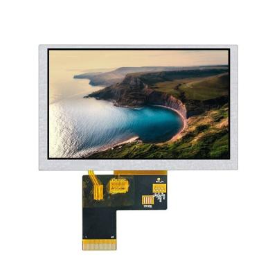 China 5 Inch LCD Display Module 800×480 Resolution 800 cd/m² Brightness HD IPS Screen with HX8357 Driver IC for sale