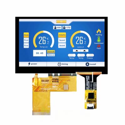 China 4.3 Inch 800x480 IPS TFT LCD Module 1000 Nits Ultra Wide Temperature for Automotive Industrial for sale