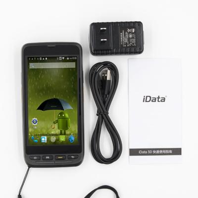 China IDATA 50P Data Collector Handheld PDA Barcode Scanner Android for Dual Band Wi-Fi for sale