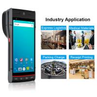 China Waterproof Android Handheld PDA Sticker Label Printer Device For Express Logistics Shipping Label Printing for sale