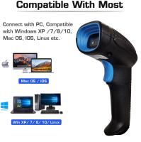 China Handheld Barcode Reader Handheld Computer Scanner POS Warehouse Inventory Library for sale