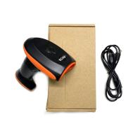China Orange Handheld Barcode Reader With Multi Language for sale