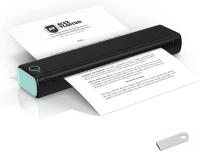 China M08F Portable A4 Size Mini Wireless Thermal Mobile Printer With Bluetooth for sale