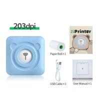 China Peripage A6 58mm Cute Bear Shape Mini Thermal Printer With Wireless Blue Tooth for sale