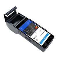 China POS NFC Android Mobile POS Terminal With Label Or Receipt Printer for sale