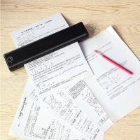 China M08F A4 Size Mini Wireless Thermal Printer Mobile With Blue Tooth for sale