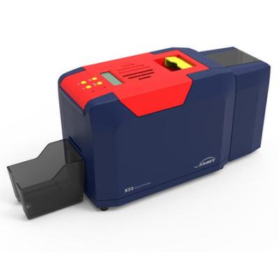 China S20/S21/S22 Plastic / PVC ID Card Printer High Speed Double Or Single Side Printing for sale