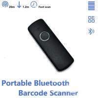 China 2D Portable Barcode Scanner Mini Wireless Pocket Bluetooth QR Code Scanner for sale