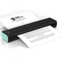 China M08F Portable A4 Size Mini Wireless Thermal Printer Mobile Printer With Blue Tooth for sale