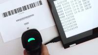 China Barway Laser CCD CMO Scan Wired Reader Corded Handheld 1D 2D QR Barcode Scanner BW-360H for sale
