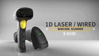 China Barway 1D Wired Barcode Scanner Handheld Laser Scanners Bar Code Reader BW-310 for sale