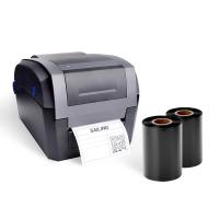 China Resin Satin Roll Machine Colorful Thermal Printable Resin Coated Ribbon Printer Typewriter for sale