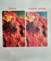 China SEAORY S22 300DPI Desktop Double Sided ID Card PVC/Plastic Card Printer Automatic for sale