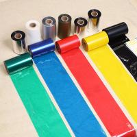 China Barway Thermal Transfer Blue/Green/Red/White/Gold/Silver Wax Ribbon For Barcode Label Printer for sale