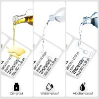 China 3 Proof Thermal Label Sticker For Store Restaurant Waterproof Sticker for sale