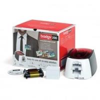 China Evolis Badgy 100/200 Printer Thermal Direct Printing PVC ID Card Printer With Single Side for sale