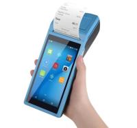 China BT WIFI Handheld Point Of Sale Terminal Orange Portable Billing POS Machine for sale